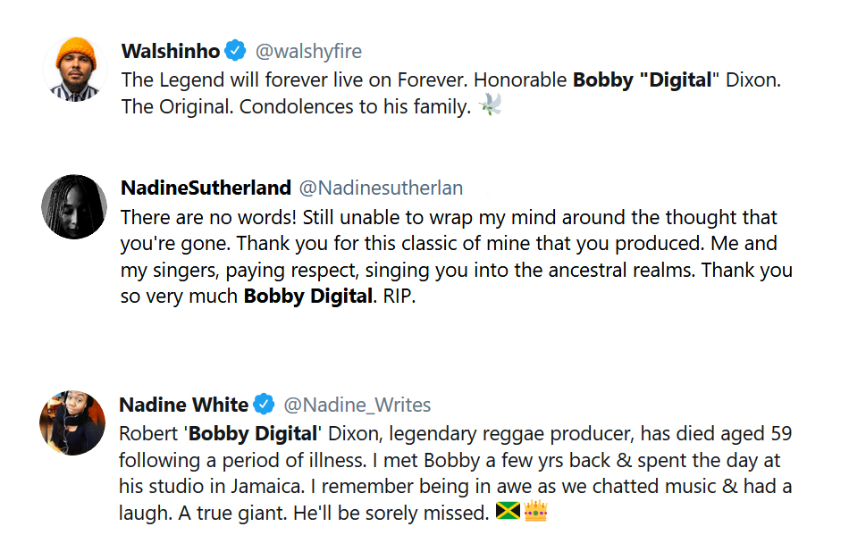 Legendary award-winning producer ‘Bobby Digital’ passes away – o-access ...