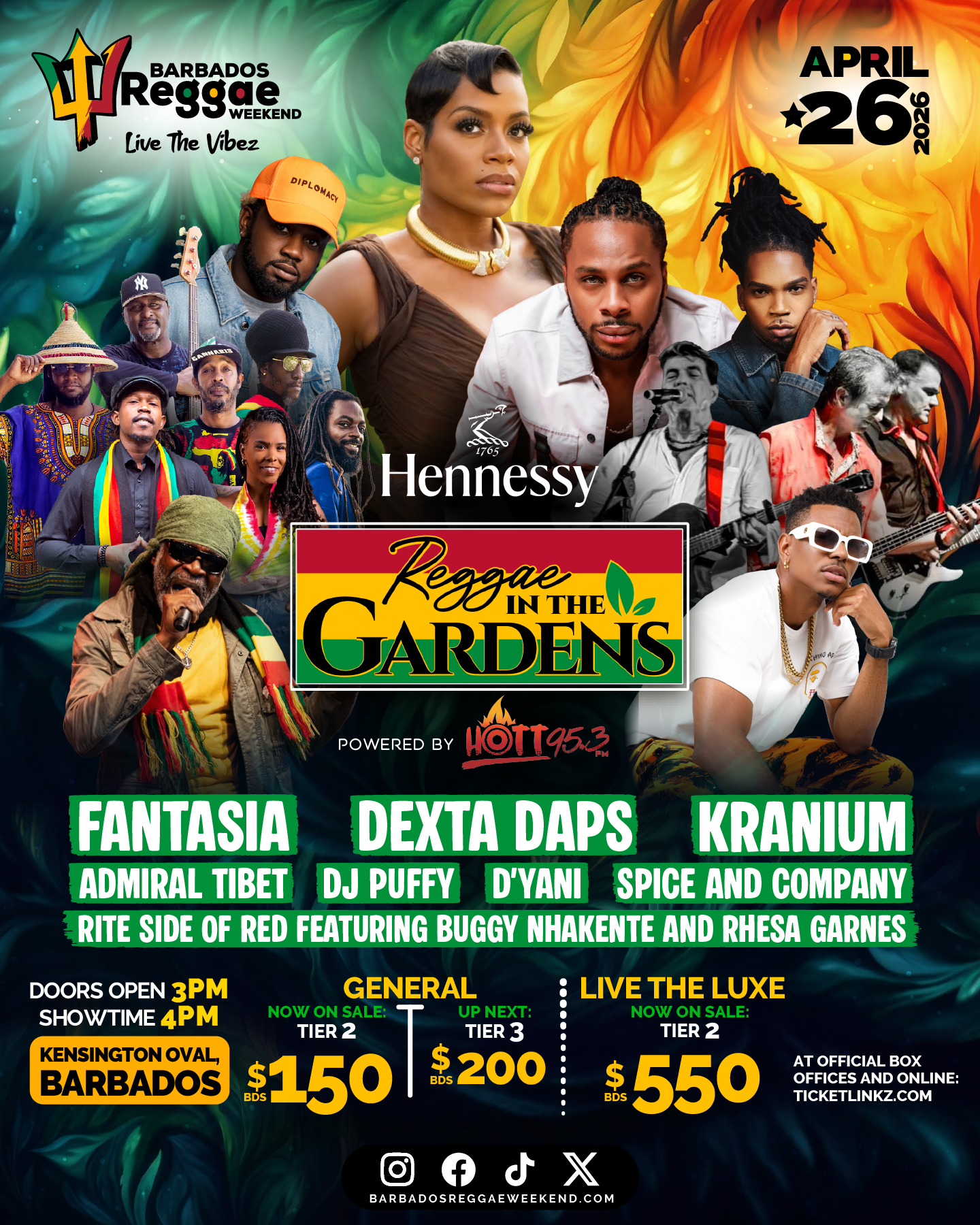 SuperCat, Popcaan, Dexta Daps & Fantasia Headline Barbados Reggae ...